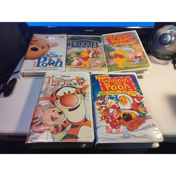 Media | Winnie The Pooh Vhs Lot Of 5 Tapes Disney | Poshmark